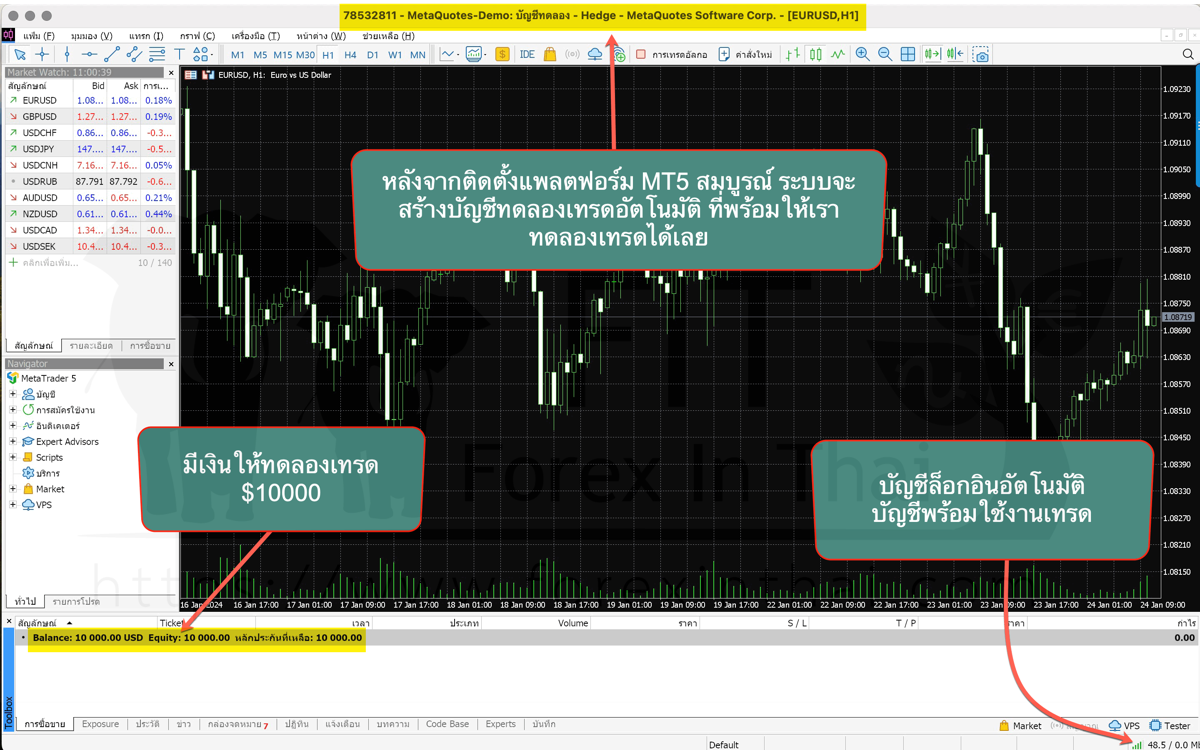 การดาวน์โหลดและติดตั้ง MT5 ลง Macbook | Forex In Thai